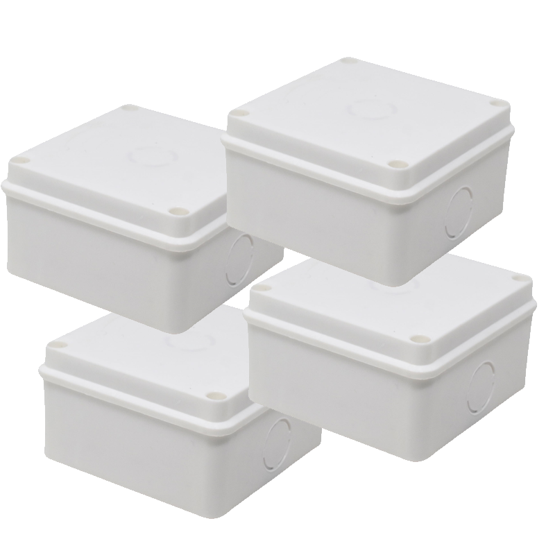 12 cm × 12 cm Waterproof Junction Box | Camera Back box | 4-Pack – متجر نصر