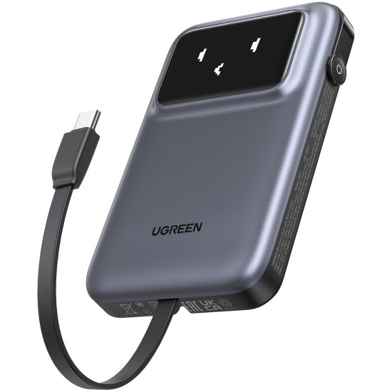 UGREEN Uno Magnetic Wireless Power Bank 10000mAh - Grey / PB764 -45329 ...